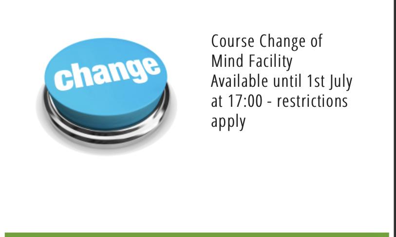 CAO - Change of Mind 5th May - 1st July - Naas CBS