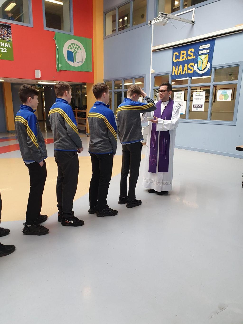 Ash Wednesday at Naas CBS - Naas CBS