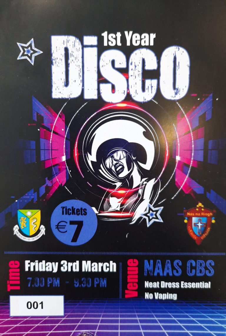 1st Year Meitheal Disco - Naas CBS