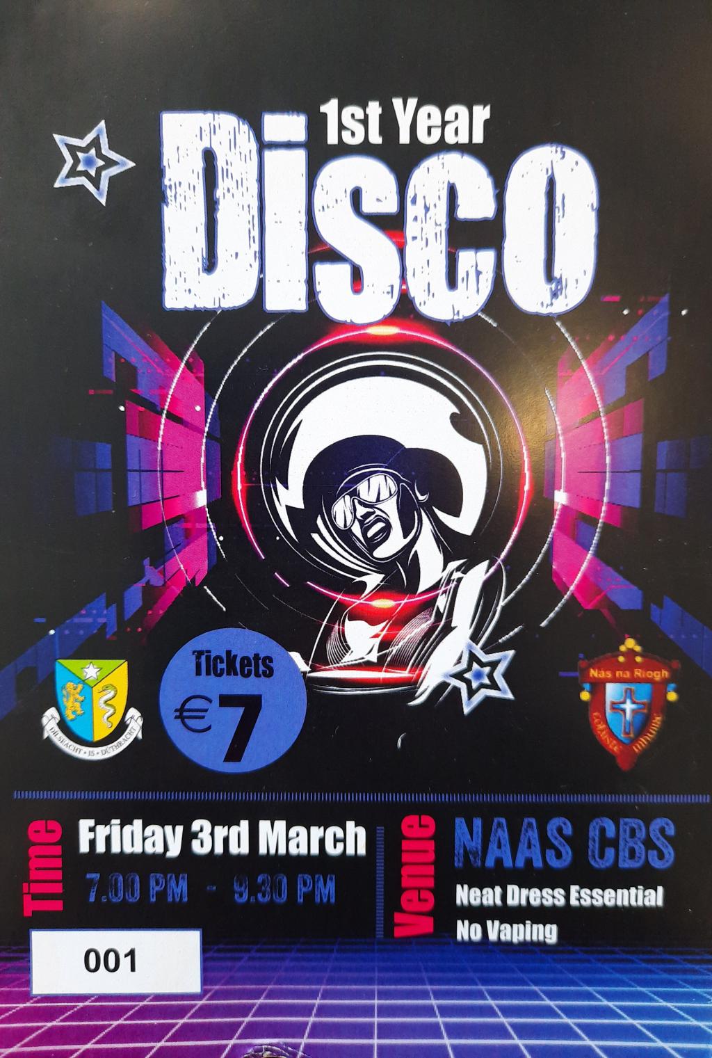 1st Year Meitheal Disco - Naas CBS