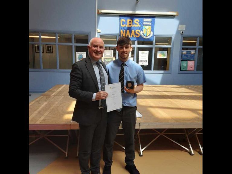 Congrats to Killian Burke on Achieving the Silver Gaisce Award - Naas CBS