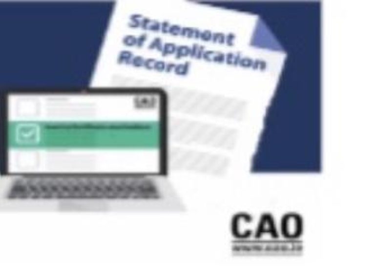 CAO Applications . - Naas CBS