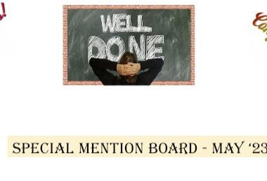 Special Mention Board - Naas CBS