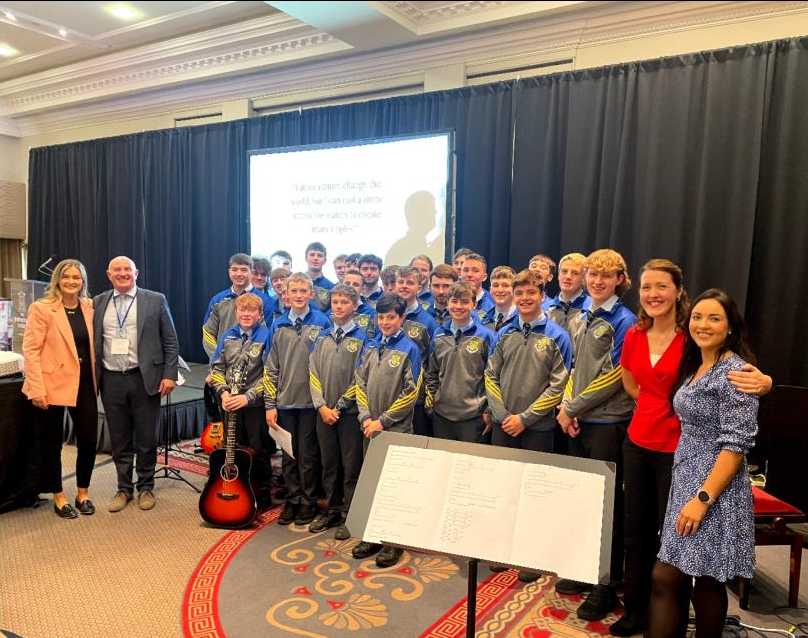 Naas CBS Students Perform at ERST Conference - Naas CBS