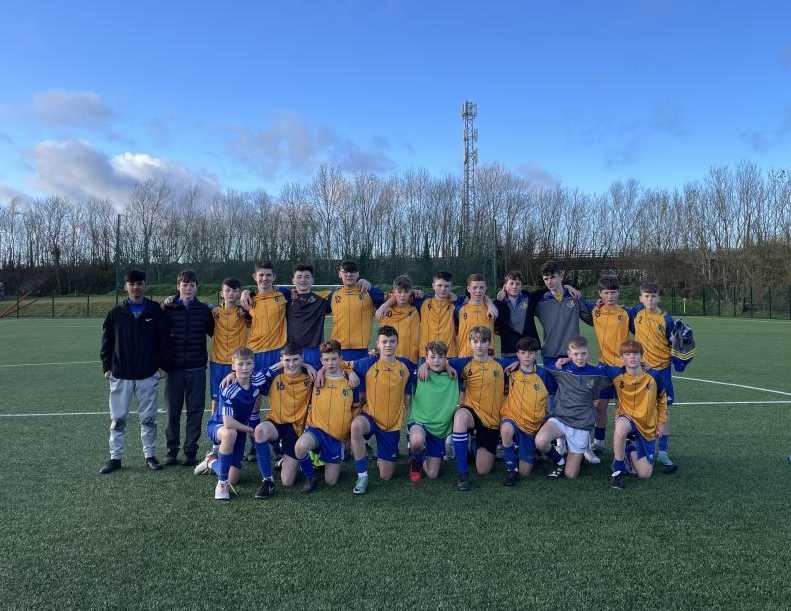 1st Year Soccer Win - Naas CBS