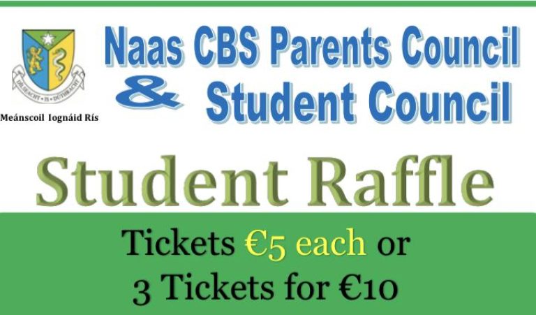Reminder Sports Raffle 2024 - Naas CBS