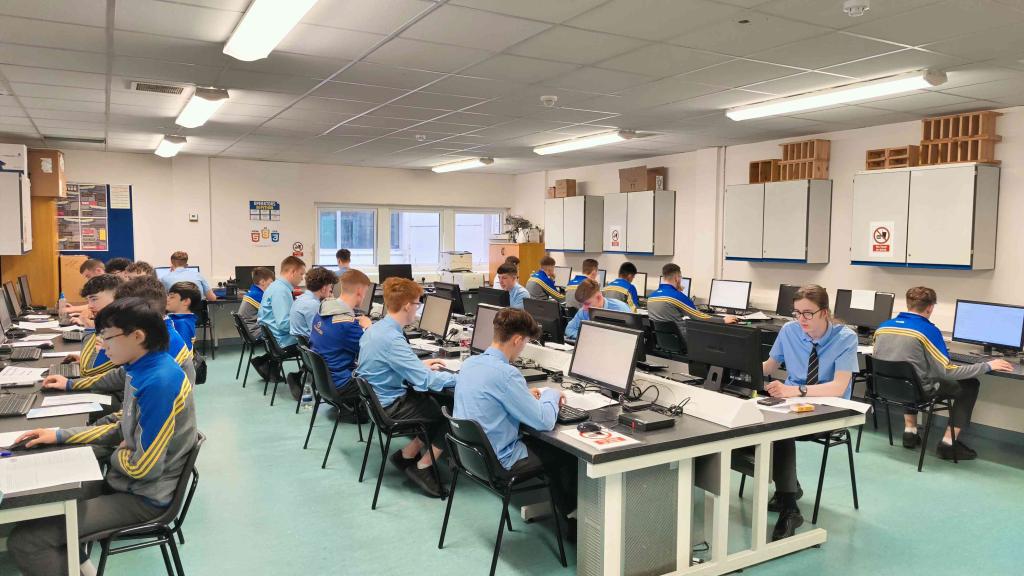 Historic Moment - Leaving Cert Computer Science in Naas CBS - Naas CBS