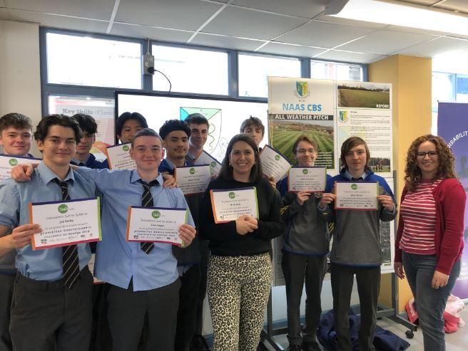 Class 4A Wins Irish Competition - Naas CBS
