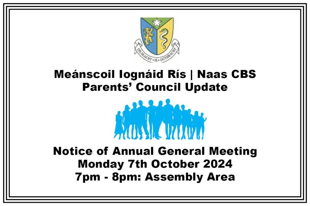 Parents' Council Annual General Meeting - Naas CBS