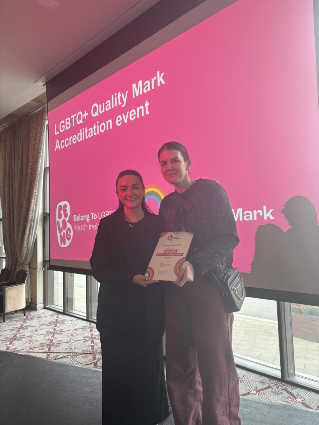 LGBTQ+ Quality Mark Accreditation Event - Naas CBS