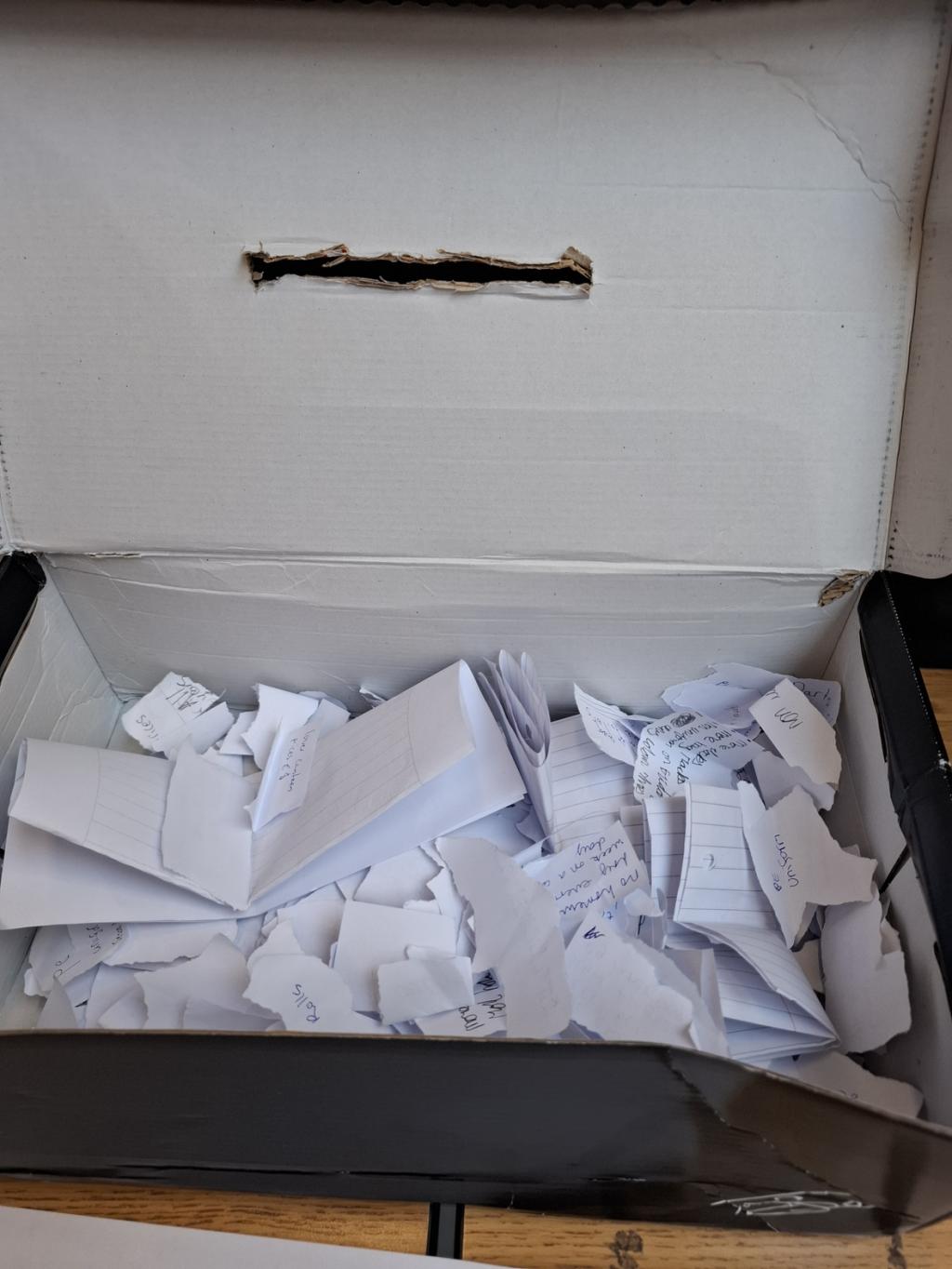 Student Council Suggestion Box. - Naas CBS