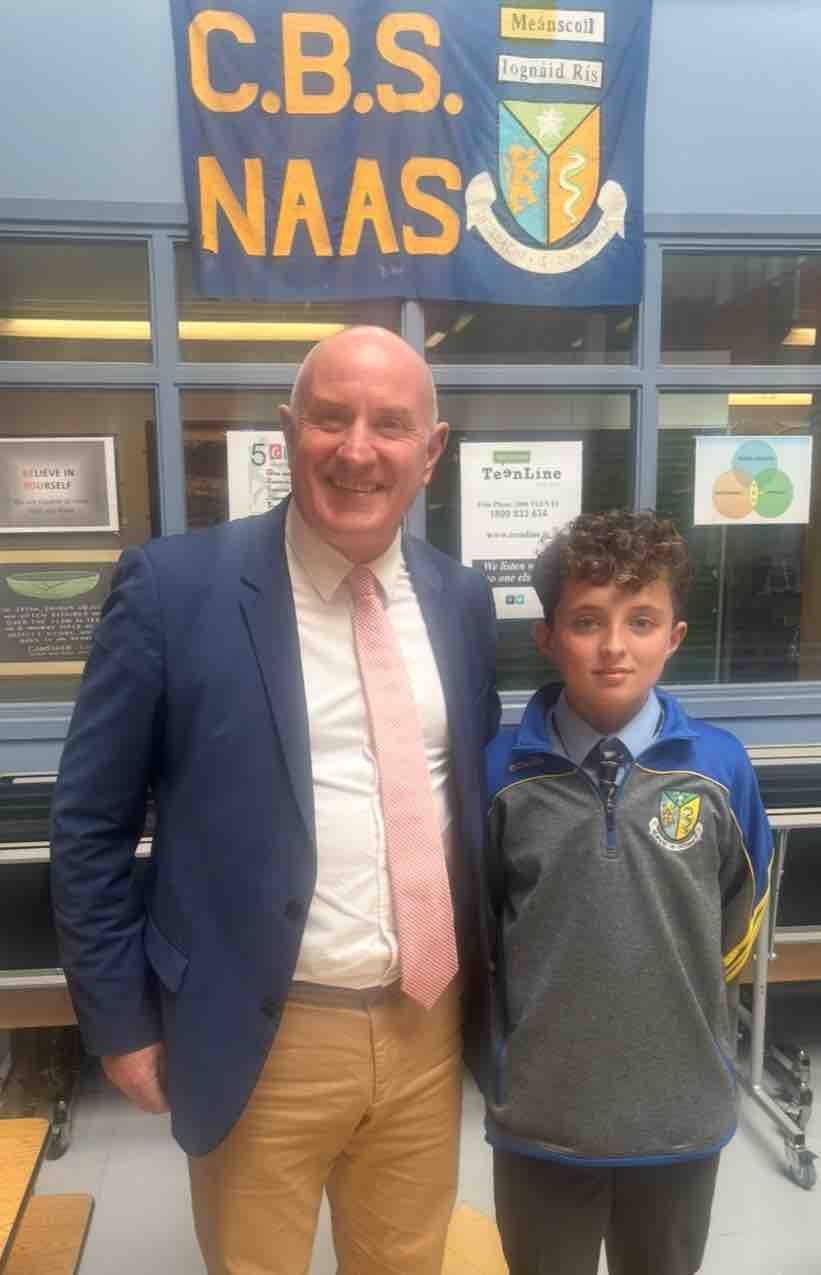 Congratulations Michael - Naas CBS