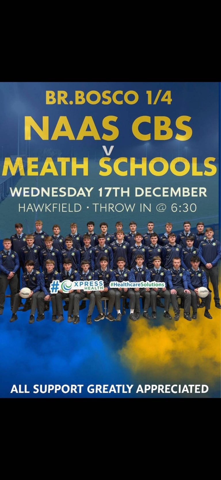Match day Incoming - Naas CBS